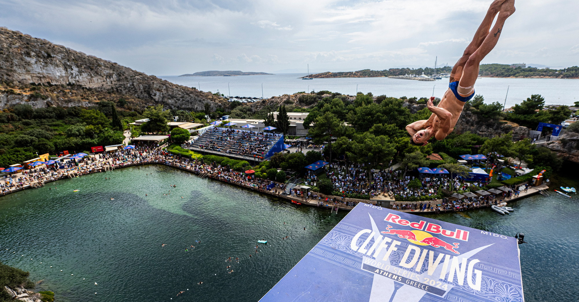 Red Bull Cliff Diving World Series 2024 - Athens (GRE) - Winning Dive (Men)