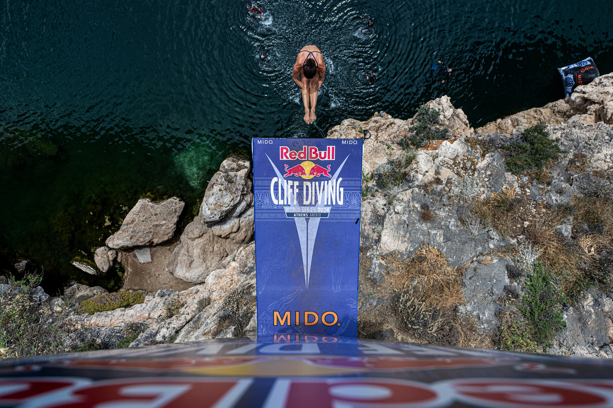 Red Bull Cliff Diving World Series 2024 - Athens (GRE) - Winning Dive (Men)