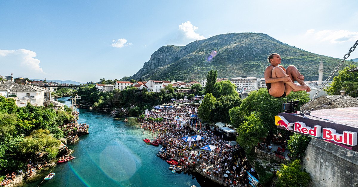 Red Bull Cliff Diving World Series 2025 - Mostar (BIH) - Winning Dive ...